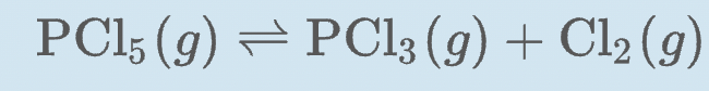 Solved A sample of gaseous PCl5 was introduced into | Chegg.com