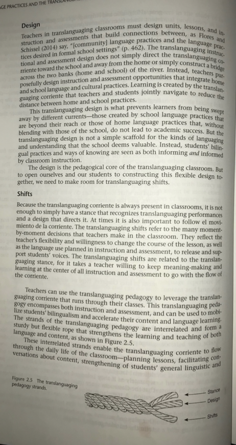 Solved CHAPTER 2 Language Practices and the Translanguaging | Chegg.com