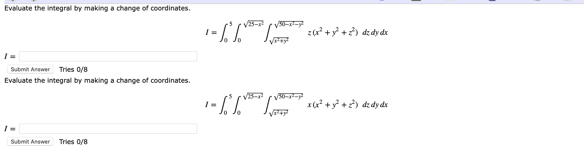 Solved Evaluate the integral by making a change of | Chegg.com