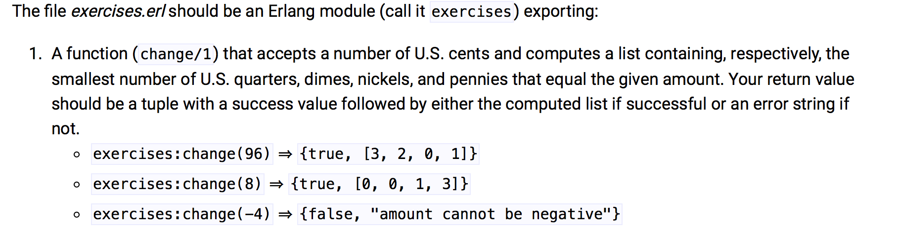 Please Write a function with Erlang that accepts a | Chegg.com