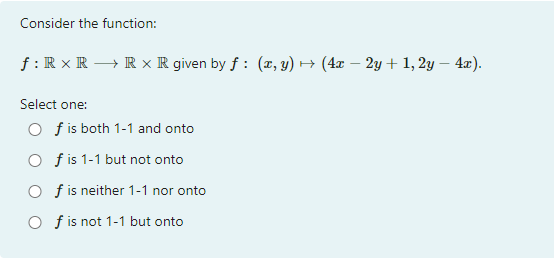Solved Consider the function: f:RxR → Rx R given by f: (q, | Chegg.com