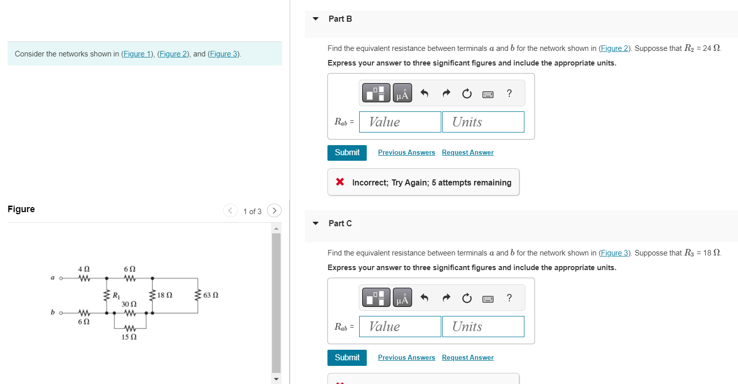 Solved Consider the networks shown in (Figure 1), (Figure | Chegg.com