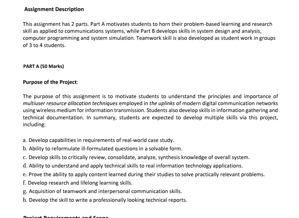 Solved Assignment DescriptionThis assignment has 2 ﻿parts. | Chegg.com