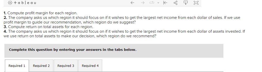 Tableau DA 13-3 (Static): Mini-Case, Computing ratios | Chegg.com