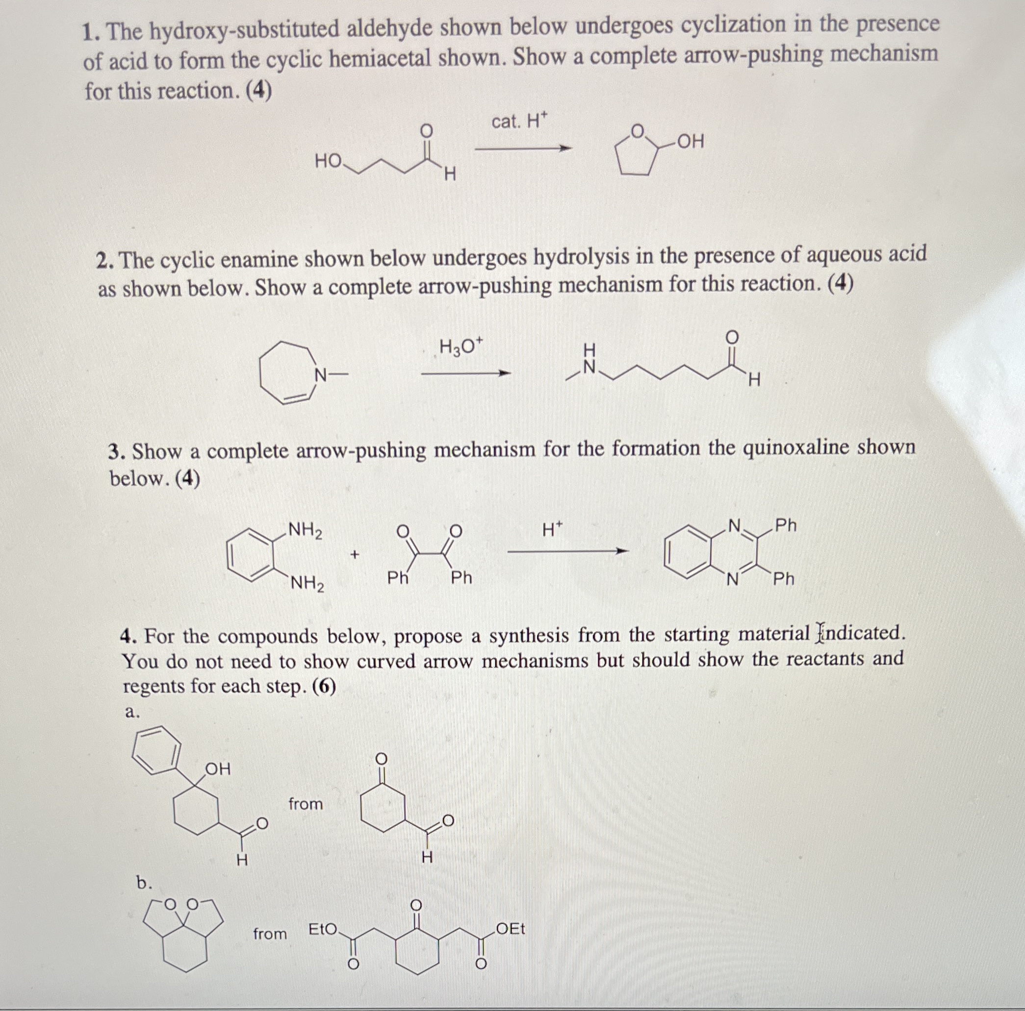 Solved The hydroxy-substituted aldehyde shown below | Chegg.com