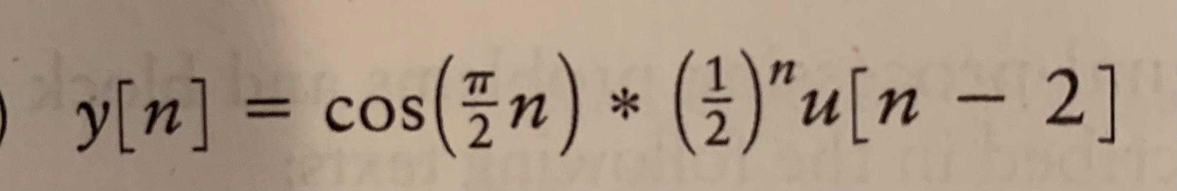 Solved 3 Evaluate The Following Discrete Time Convolution 8131