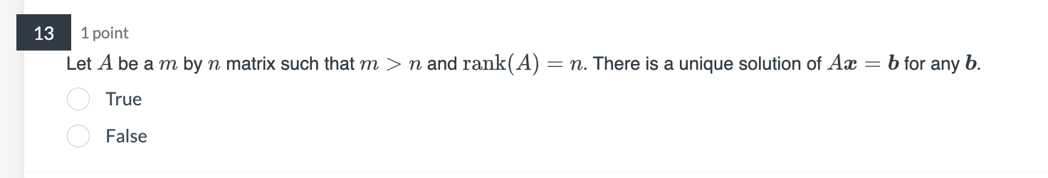 Solved Let A be a m by n matrix such that m>n and rank(A)=n. | Chegg.com