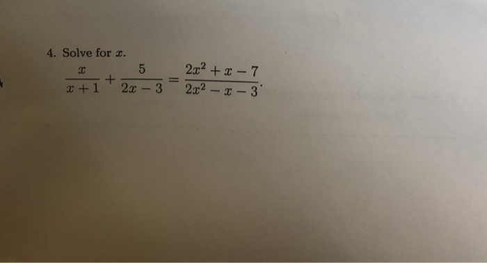 Solved 4. Solve for z. | Chegg.com