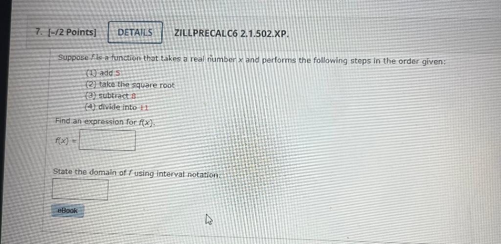Solved Suppose f is a function that takes a real number x | Chegg.com