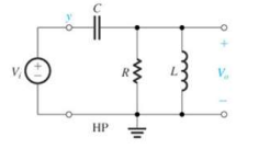 Solved Design a 2nd order LCR high pass filter, using Fig4 | Chegg.com