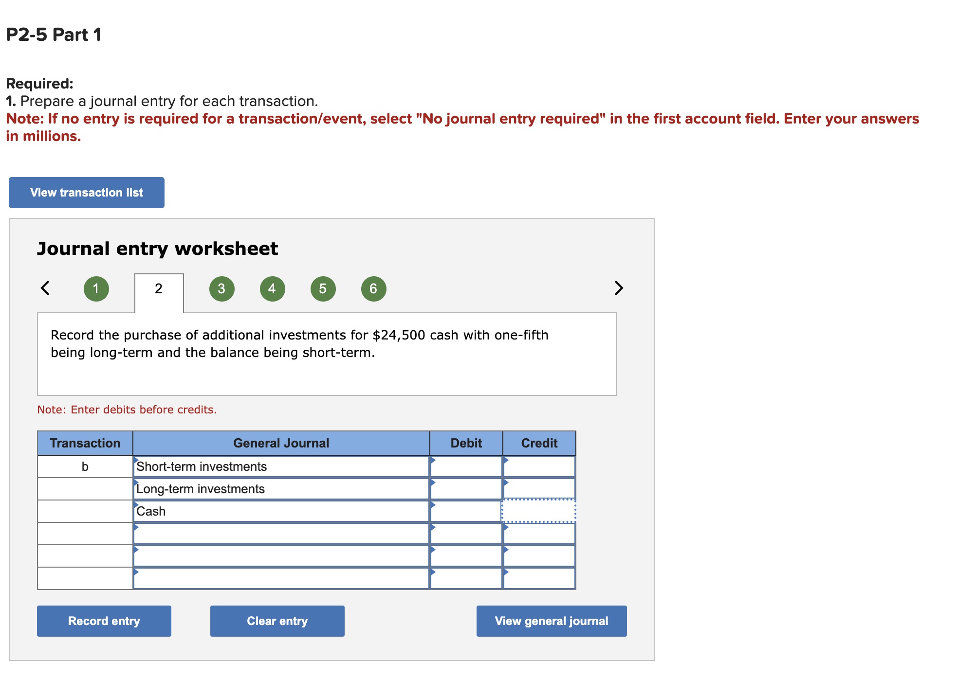 Solved Required: 1. Prepare a journal entry for each | Chegg.com