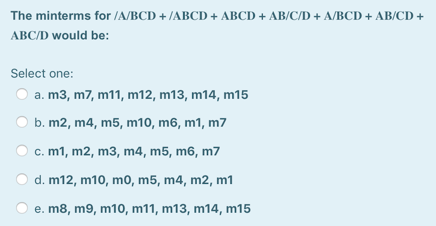 Solved NOR'ing the binary numbers 0101 1010 would result in: | Chegg.com