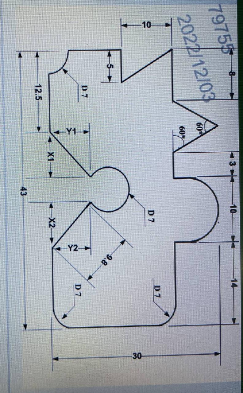 Solved Note: All dimensions are in mm \& figure is not to | Chegg.com