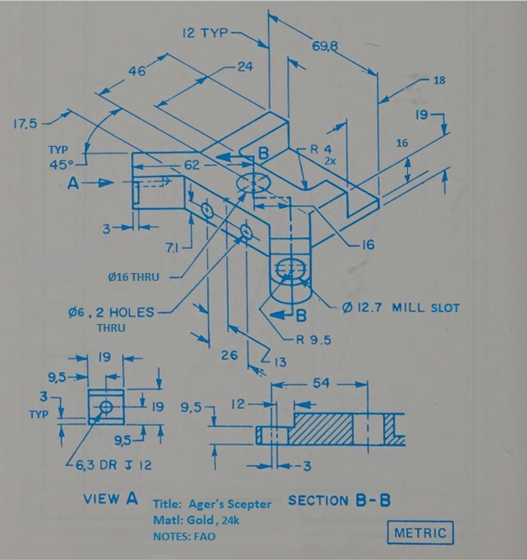 Solved Draw this in Inventor with the included drawing. In | Chegg.com