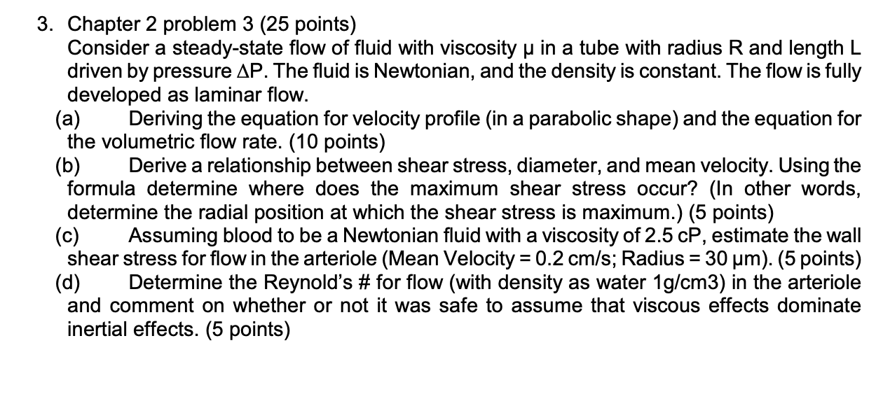Solved 3. Chapter 2 problem 3 (25 points) Consider a | Chegg.com