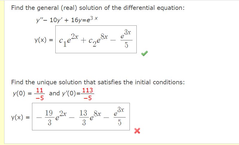 Solved Find the general (real) solution of the differential | Chegg.com
