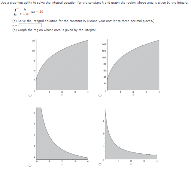 Solved Vse a graphing utility to solve the integral equation | Chegg.com