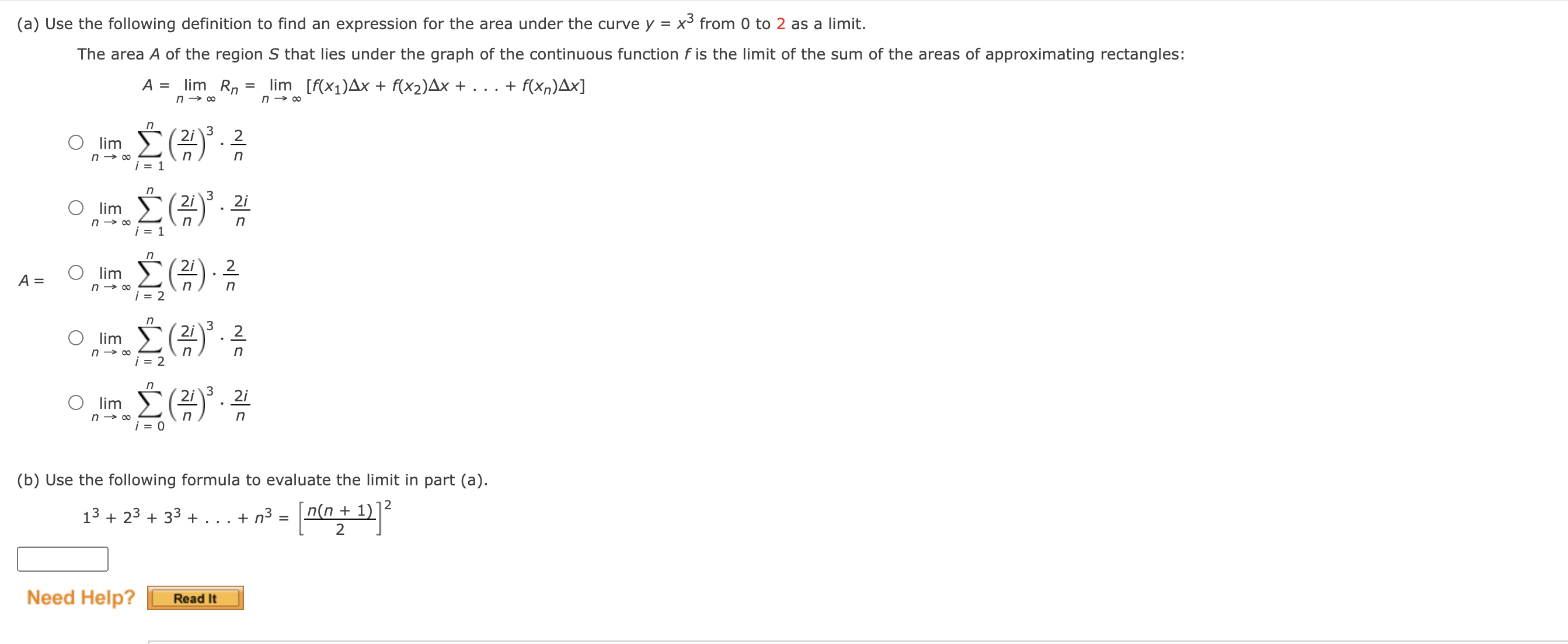 Solved (a) ﻿Use the following definition to find an | Chegg.com