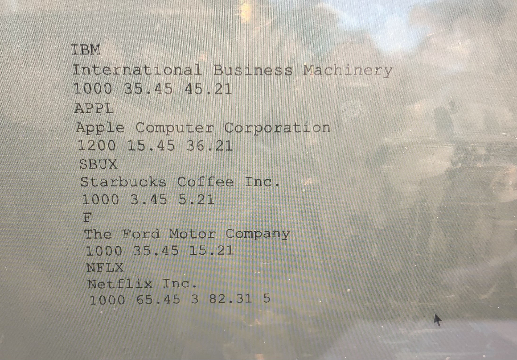 Solved This Is A Java Program Using Your Stock Class And The Chegg