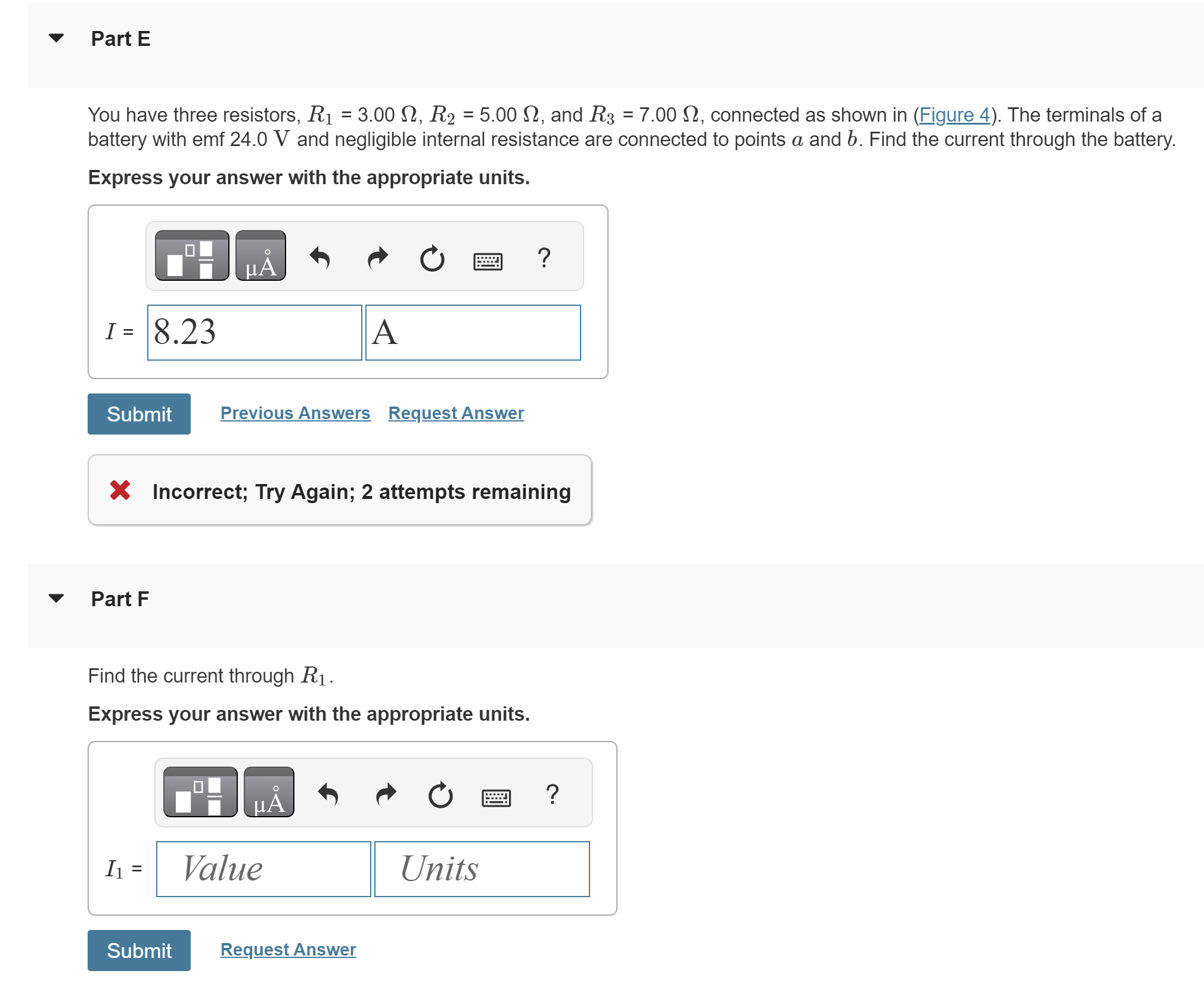 Solved (a) R1,R2, and R3 in seriesYou have three resistors, | Chegg.com