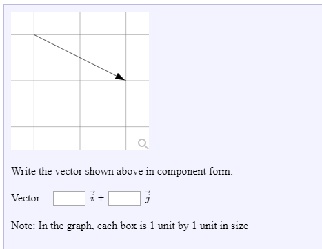 Solved Write the vector shown above in component form. | Chegg.com