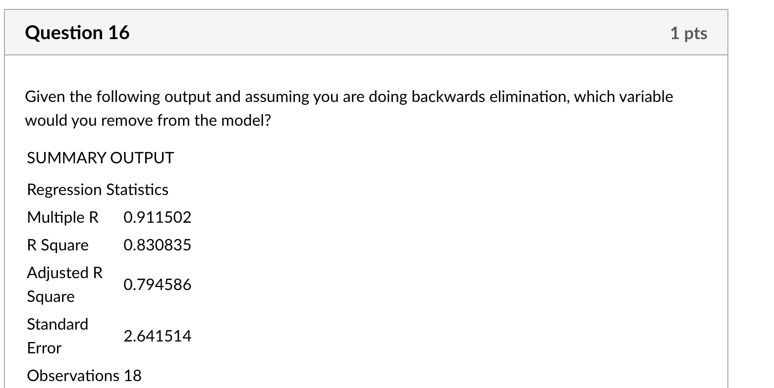 Solved Given the following output and assuming you are doing | Chegg.com