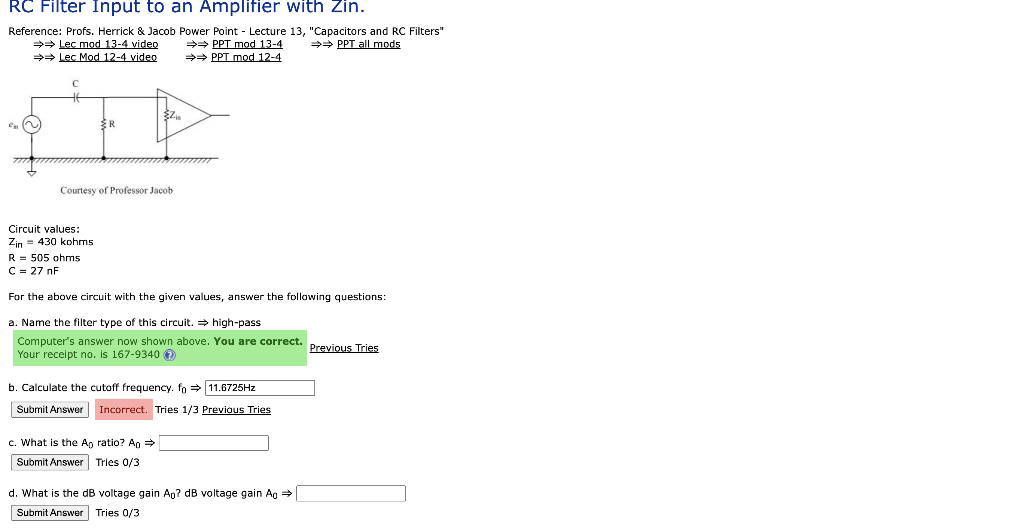 Reference: Profs. Herrick \& Jacob Power Point - | Chegg.com