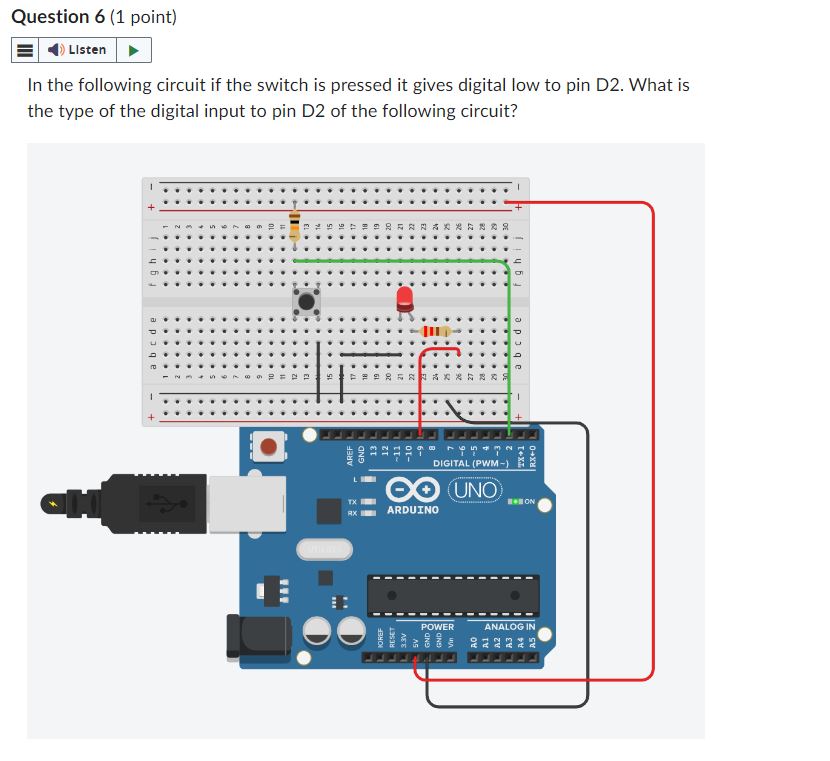 Solved In the following circuit if the switch is pressed it | Chegg.com
