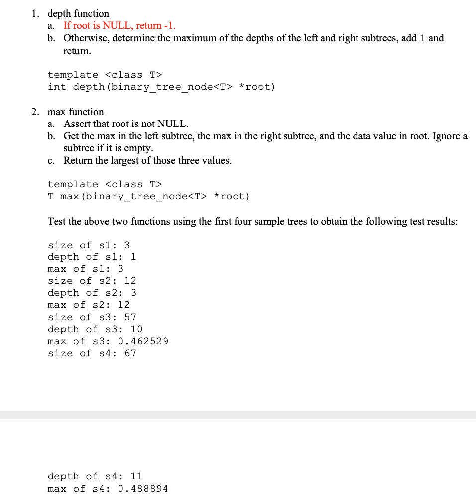 IN C++ create a new .cpp file. In that file implement | Chegg.com