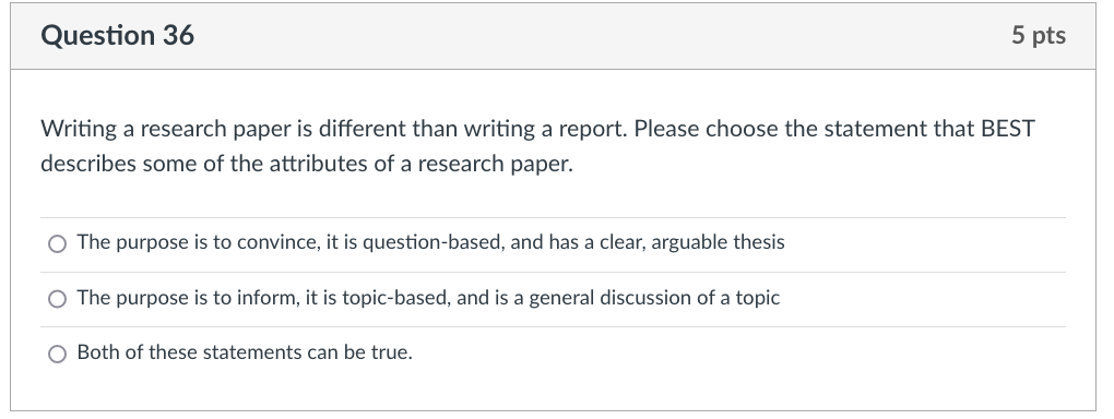 Solved Question 37 Your search on the topic of attention | Chegg.com