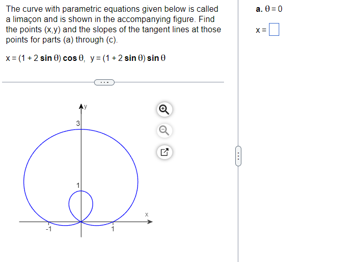 Solved The Curve With Parametric Equations Given Below Is
