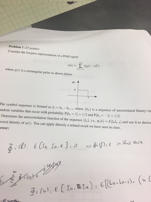Problem 1 (25 points): Consider the lowpass | Chegg.com