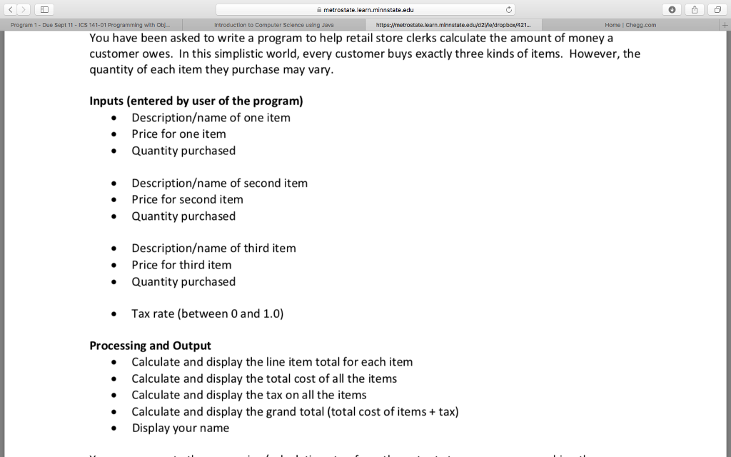 Solved java only | Chegg.com