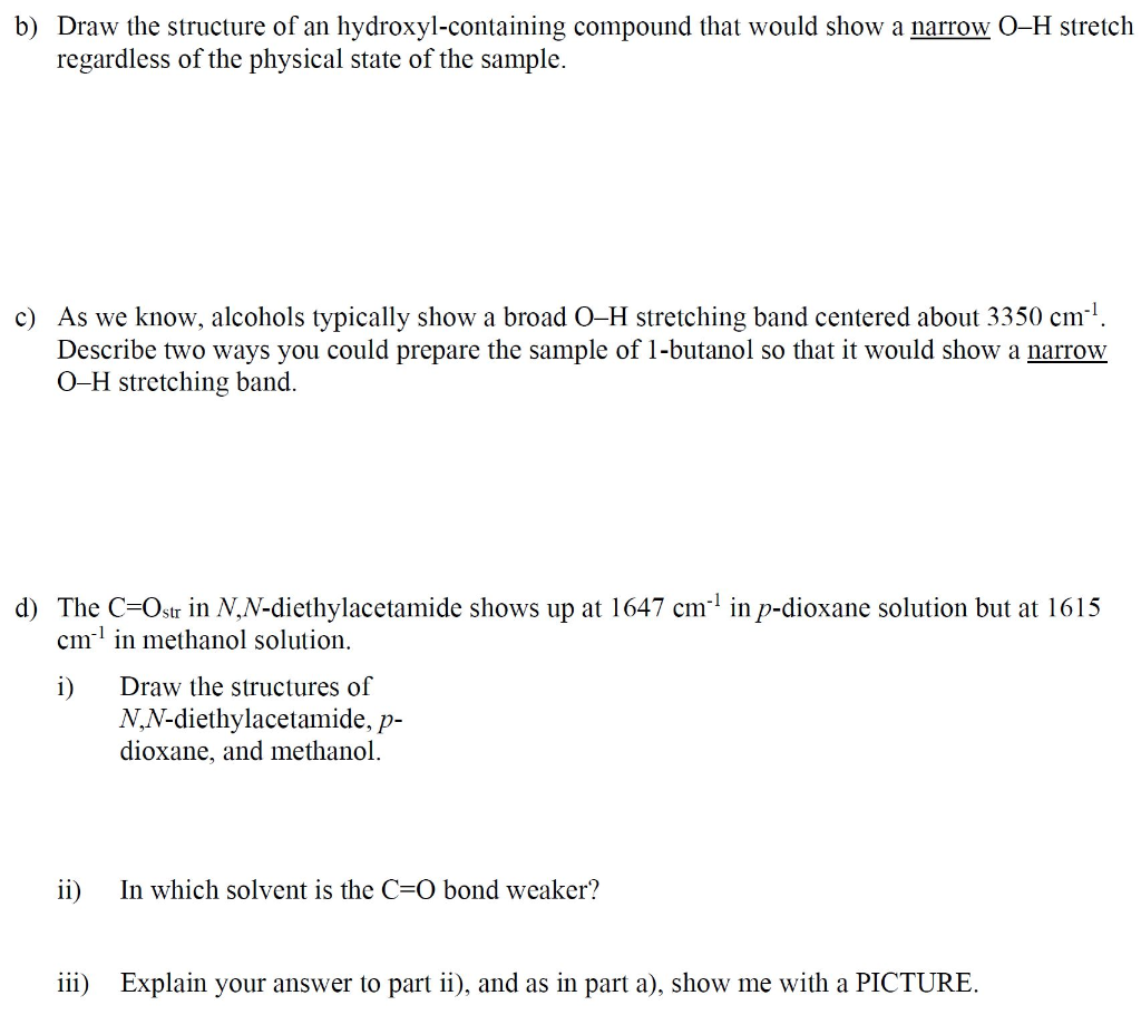 Solved b) Draw the structure of an hydroxyl-containing | Chegg.com