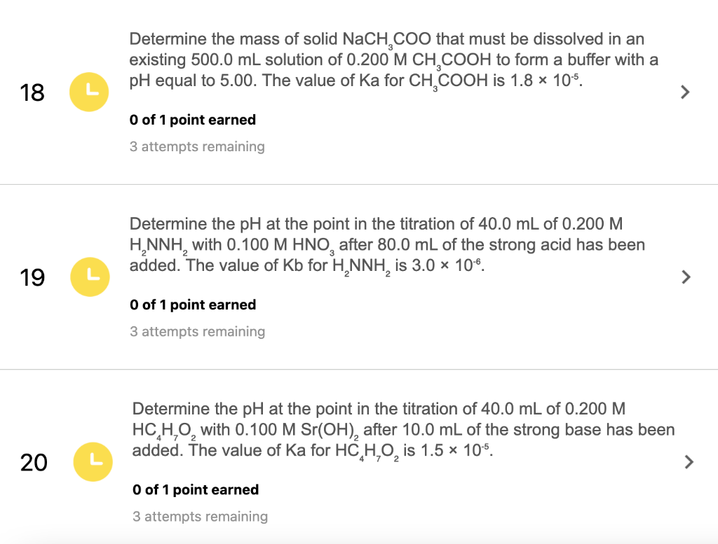 Solved What is the pH of a 0.660 M solution of NaCN (Ka of | Chegg.com