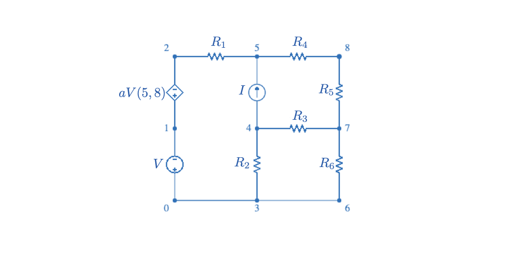 Solved Determine The Current In Amps Flowing From Node 4