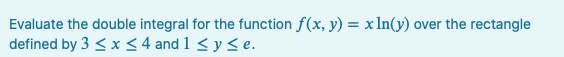 Solved Evaluate the double integral for the function | Chegg.com