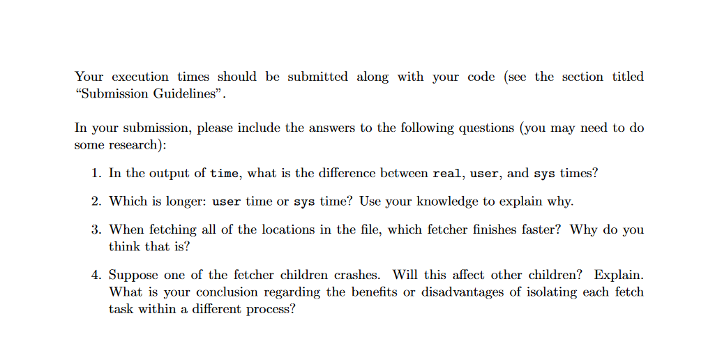 In this part you will design a two programs that make | Chegg.com