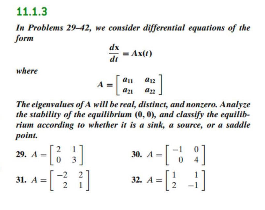 Solved In Problems 29-42, we consider differential equations | Chegg.com