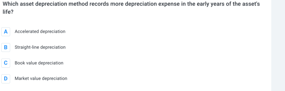Solved Which asset depreciation method records more | Chegg.com