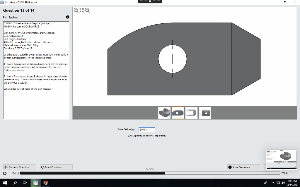 Solved BERSEE Associate - CSWA FULL-am Question 12 of 14 For | Chegg.com