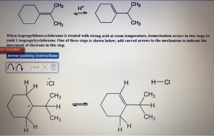 Solved CH3 CH3 H CH3 CH3 When isopropylidenecyclohexane is | Chegg.com