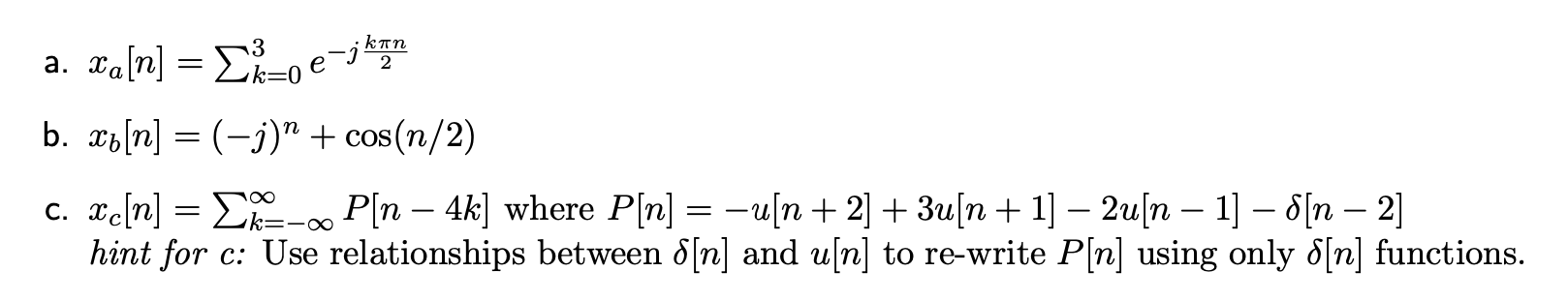 Solved Problem 6. (Practice determining fundamental period.) | Chegg.com