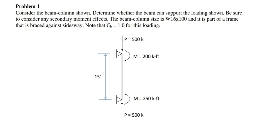Beam Column Problems - The Best Picture Of Beam