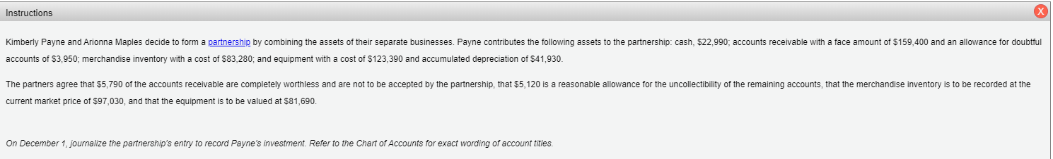 Solved Instructions Kimberly Payne and Arionna Maples decide | Chegg.com