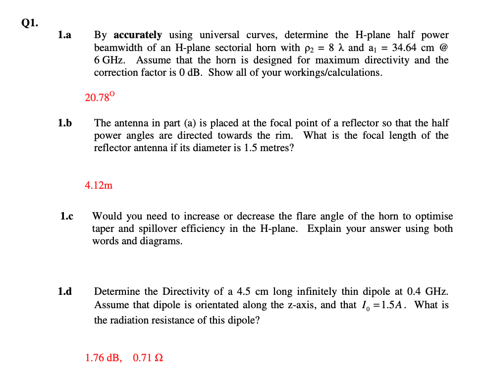 Solved 1.a By accurately using universal curves, determine | Chegg.com