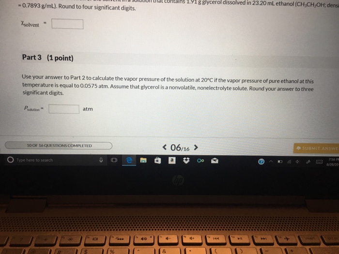 Solved Part 1 (1point) i See Periodic Table See Hint The | Chegg.com