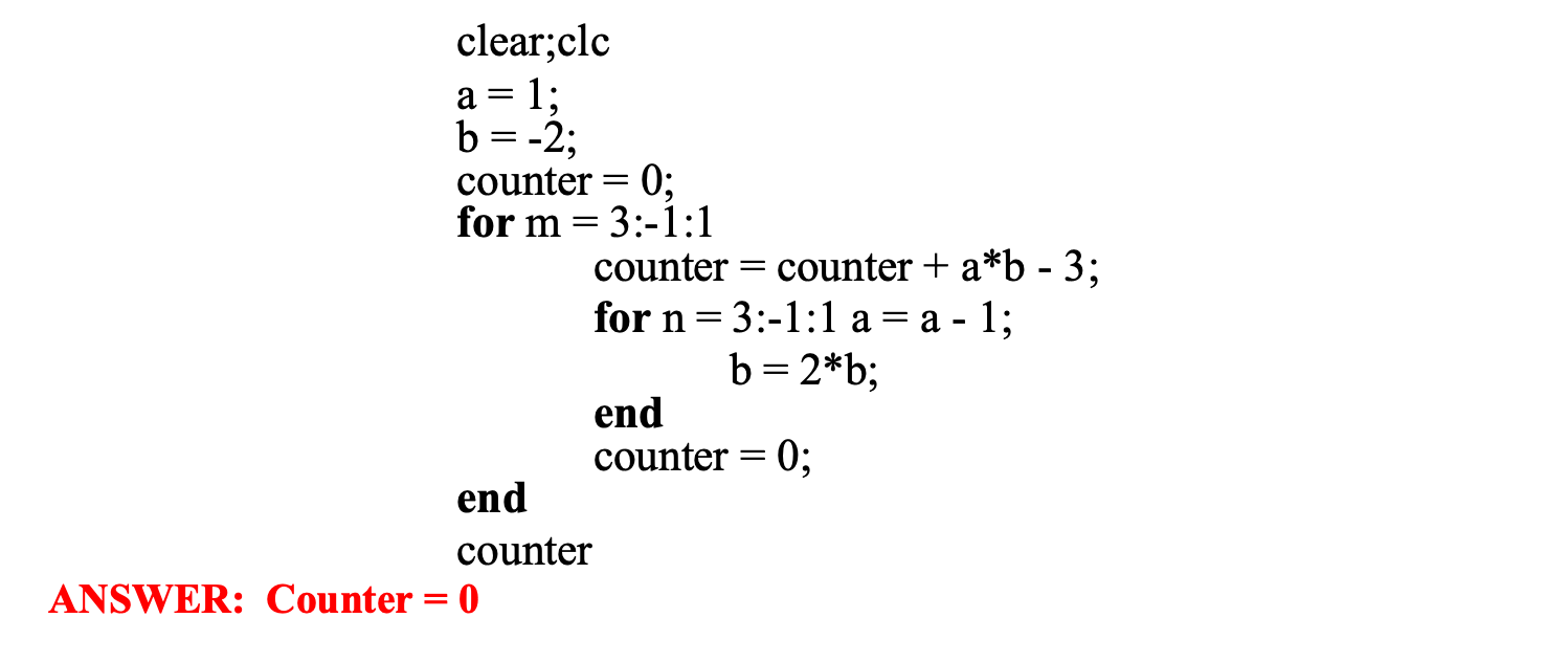 Solved VER: Counter =0 | Chegg.com