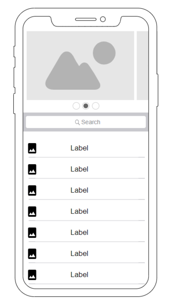 Solved Images carousel: when user swipe left or right, list | Chegg.com