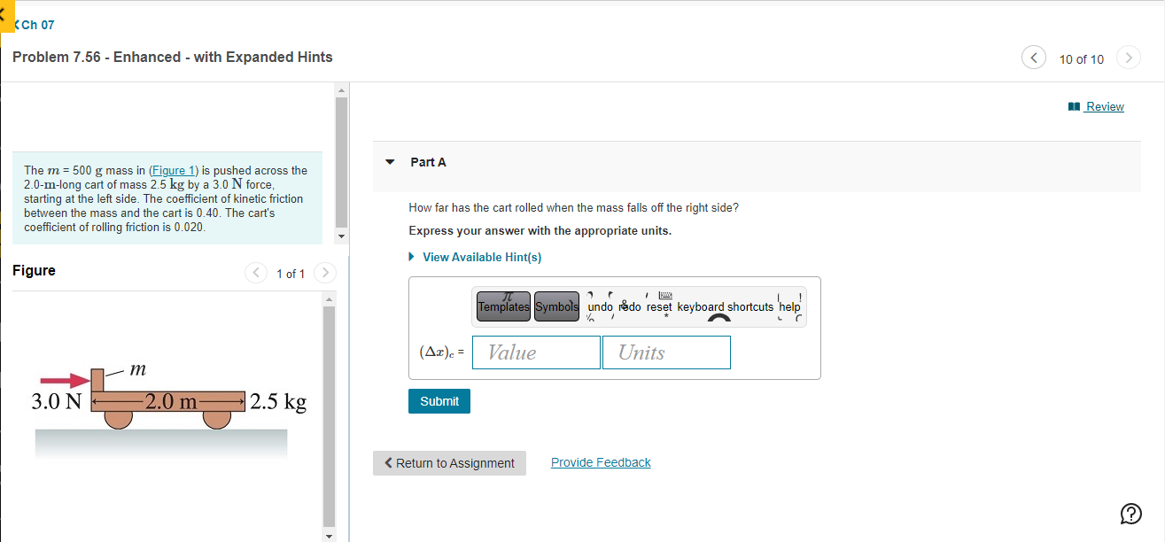 Solved Problem 7.56 - Enhanced - with Expanded Hints The | Chegg.com